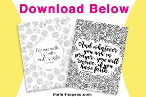 22 Coloring pages about faith to encourage and inspire you - The Faith ...