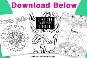 22 Coloring pages about faith to encourage and inspire you - The Faith ...