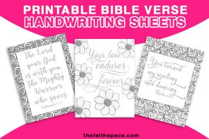 60 Free printable Bible verses to encourage your faith - The Faith Space