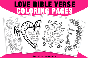 24 Bible coloring pages with verses (free printables) - The Faith Space
