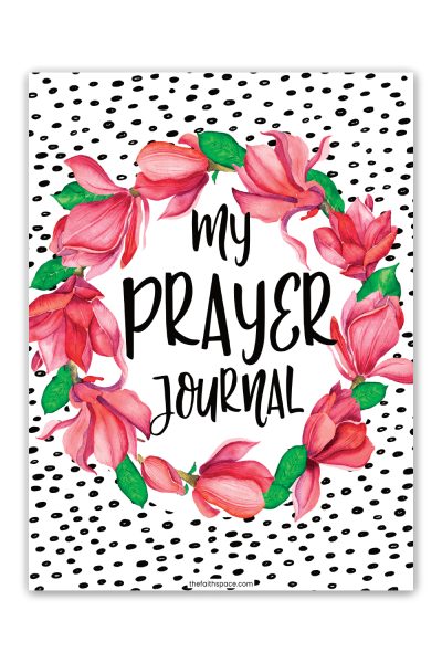 17 Prayer journal covers (free printable downloads) - The Faith Space