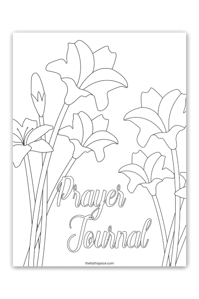 17 Prayer journal covers (free printable downloads) - The Faith Space
