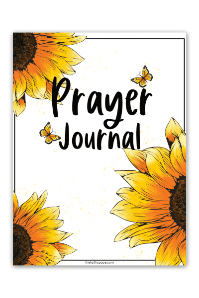 17 Prayer journal covers (free printable downloads) - The Faith Space