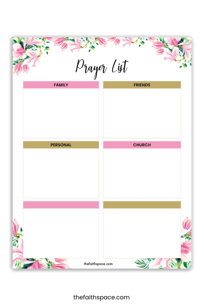 47 Prayer journal templates free downloads (planners, trackers, binder ...
