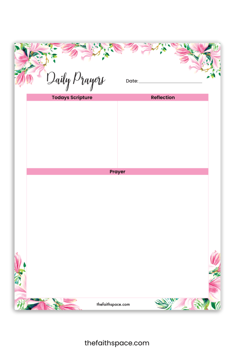 47 Prayer journal templates free downloads (planners, trackers, binder ...